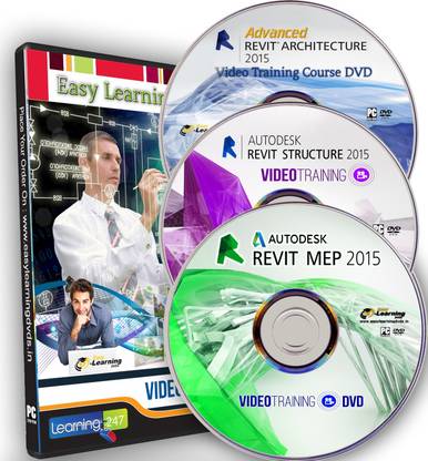 Easy Learning Revit 2015 ( Architecture - Structure - MEP) Video Training on 3 DVDs Combo Pack ...