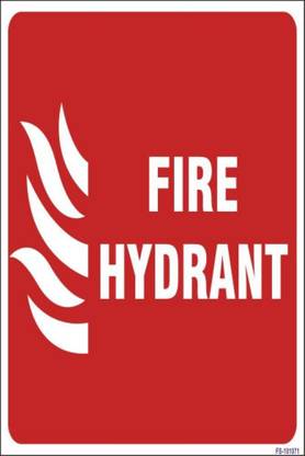 SignageShop Fire Hydrant Emergency Sign Price in India - Buy ...