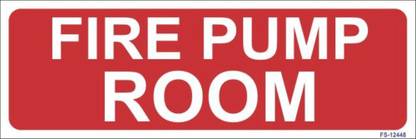 SignageShop Fire Pump Room Emergency Sign Price in India - Buy ...