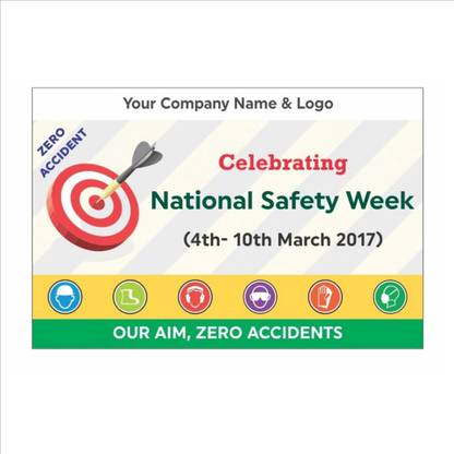 Mr. SAFE Celebrate Safety week Emergency Sign Price in India - Buy Mr ...