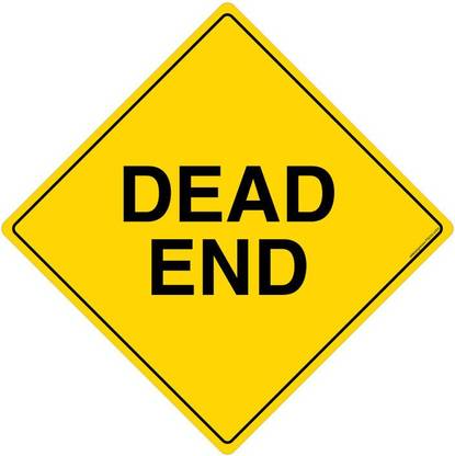 Safety Sign Store Dead End Emergency Sign Price in India - Buy Safety ...