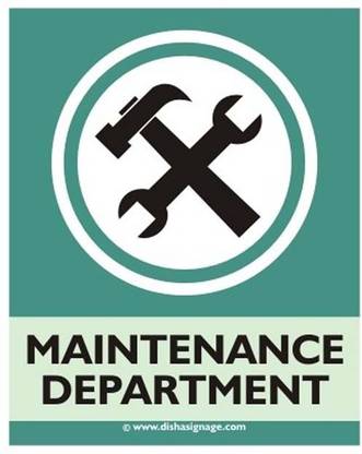 Dishasignage Maintenance-Department Emergency Sign Price in India - Buy ...