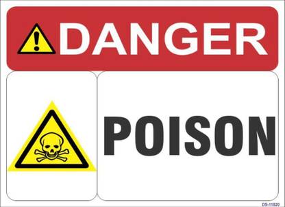 SignageShop Poison Emergency Sign Price in India - Buy SignageShop ...
