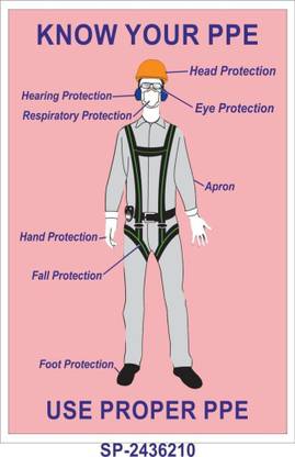 SignageShop Use proper PPE Poster Emergency Sign Price in India - Buy ...