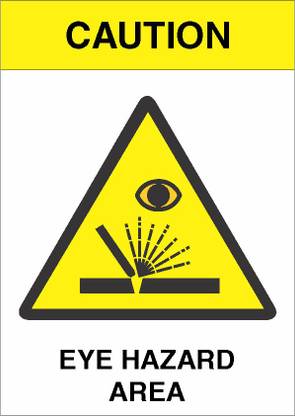 Just Signs Eye hazard ( Images ) Emergency Sign Price in India - Buy ...