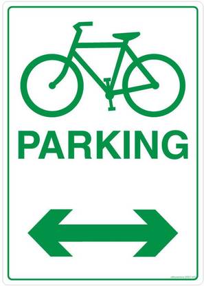 Safety Sign Store Cycle Parking Emergency Sign Price in India - Buy ...