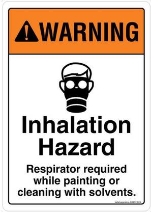Safety Sign Store Warning: Inhalation Hazard Emergency Sign Price in ...