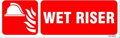 SignageShop Wet Riser Emergency Sign Price in India - Buy SignageShop ...