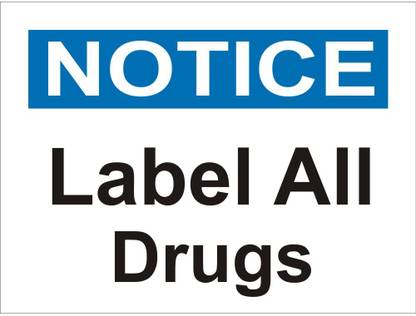 Clickforsign Label all Drugs Emergency Sign Price in India - Buy ...