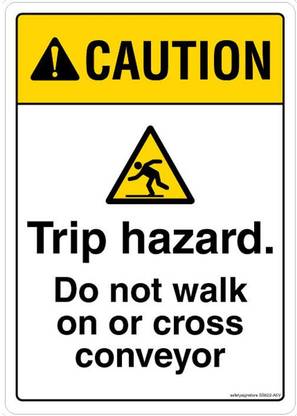 Safety Sign Store Caution: Trip Hazard Emergency Sign Price in India ...