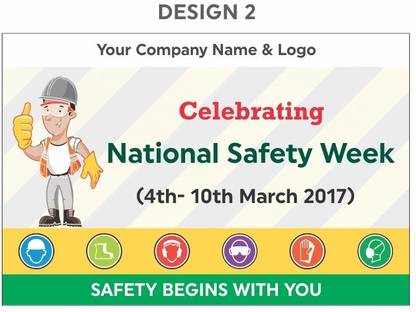 Mr. SAFE Celebrate Safety Week Emergency Sign Price in India - Buy Mr. SAFE Celebrate Safety ...