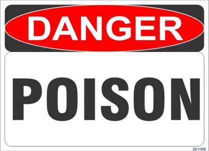 SignageShop Poison Emergency Sign Price in India - Buy SignageShop ...