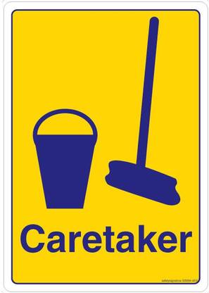 Safety Sign Store Caretaker Emergency Sign Price in India - Buy Safety ...