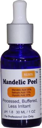 REJSOL Mandelic Peel :Mandelic Acid %,Salicylic 15%,Glycolic 20% 30ml ...