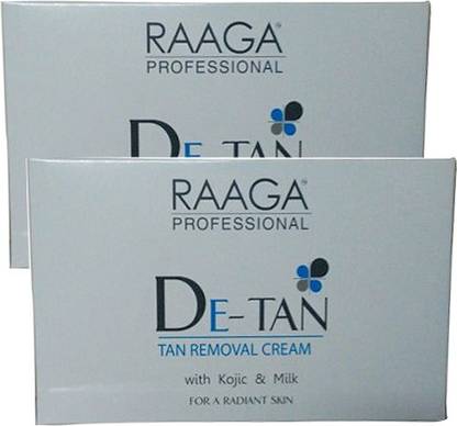 RAAGA PROFESSIONAL De-tan Removal Cream Sachet Pack of 2 - Price in ...