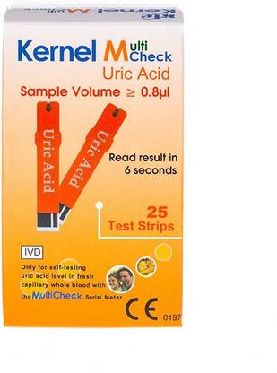 KERNEL MultiCheck Uric Acid Test Strips 25 Glucometer Strips Price in ...