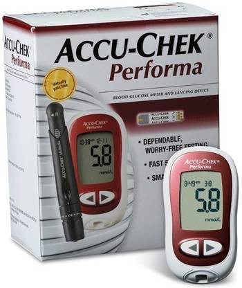 ACCU-CHEK Performa Blood Glucose Monitor Glucometer Price in India ...