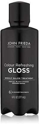 JOHN FRIEDA Colour Refreshing Gloss, Black, 6 Fluid Ounce , Black ...