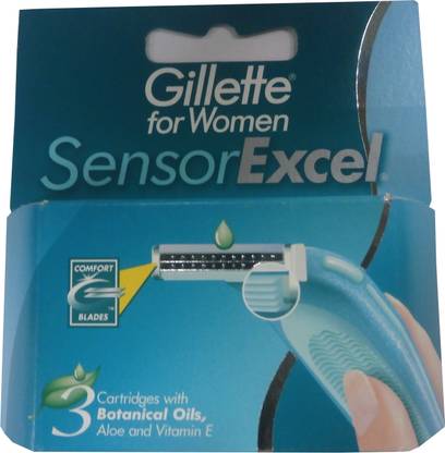 GILLETTE Sensor Excel for Women - 3 Cartridges - Price in India, Buy ...