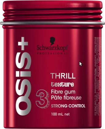Schwarzkopf Thrill Fibre Texture Gum for Elastix Style Control Hair Gel ...
