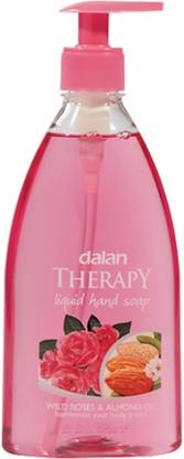 Dalan Therapy Liquid Soap with Wild roses & Almond Oil Fragrance Hand ...