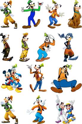 Chipakkk 27 cm Goofy Sticker Self Adhesive Sticker Price in India - Buy ...