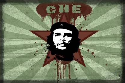 [MY HOME]Che Guevara star Poster(POSTER SIZE 30cm X 45cm) Paper Print ...