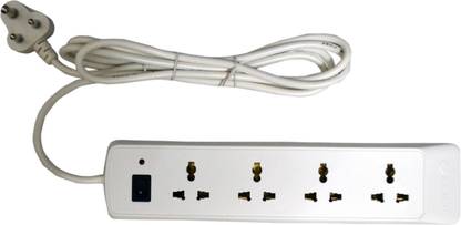 BAJAJ Bajaj 4 Way Spike & Surge Guard 4 Socket Extension Boards Price ...