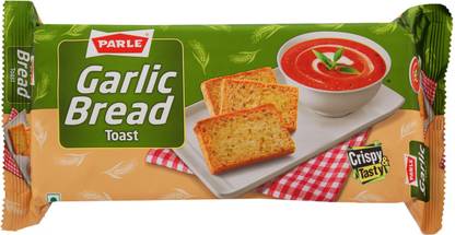PARLE Garlic Toast Crispy & Tasty flavored Cake Rusk Price in India ...