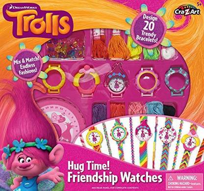 Cra-Z-Art Trolls Hug Time Friendship Watches Building Kit - Trolls Hug ...