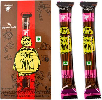 Gone Mad Chocostick Outer(24 PCS) Wafer Rolls Price in India - Buy Gone ...