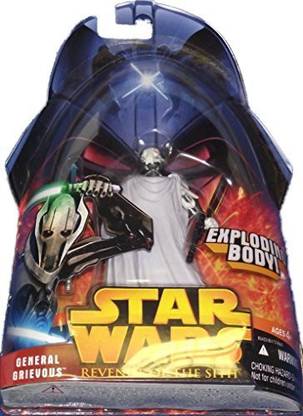 Hasbro Star Wars Revenge Of The Sith General Grievous Exploding Body ...