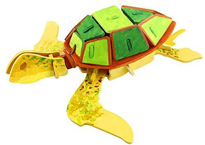 Kids' Crafts Education Interactive Game Assembly Toy Gift DIY 3D Wooden ...