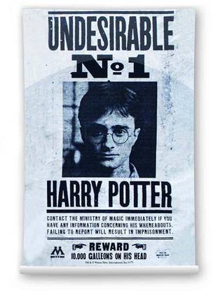 Official " Harry Potter "- Undesirable No 1 Maxi poster 24'' x 36 ...