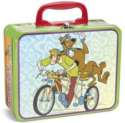 Scooby-Doo In Lunchbox Tin Shaggy & Scooby On Bicycle - In Lunchbox Tin ...