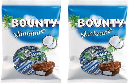 BOUNTY Chocolate Miniatures 150g (Pack of 2) Bars Price in India - Buy ...