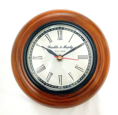 Artshai small 6 inch antique look wall clock Analog 6 cm X 3 cm Wall ...