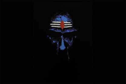 Lord-Shiva-Blue-Colour-Painting-of-Face Poster Paper Print - Religious ...
