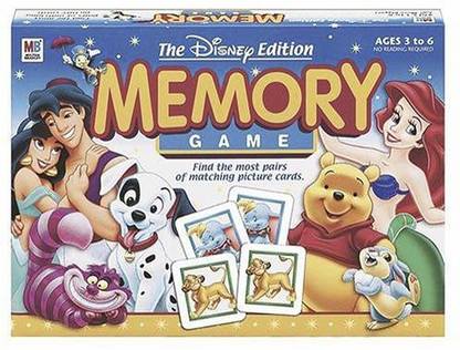 Hasbro Memory Game - The Disney Edition - Memory Game - The Disney ...