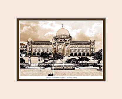 Old Vintage Bombay (Mumbai) Mounted Photo Frame of Prince of Wales ...