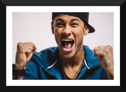 Neymar Collection Art Prints With Frame Paper Print - Art & Paintings ...