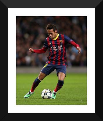 Neymar Collection Art Prints With Frame Paper Print - Sports posters in ...