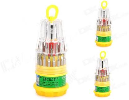 JACKLY JK 6036-A Ratchet Screwdriver Set Price in India - Buy JACKLY JK ...