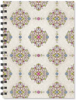 100yellow Notebook | Printed Note book | Designer Wire Bound Ruled ...