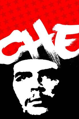 Wall Poster Che Guevara - Red and Black Paper Print - Personalities ...