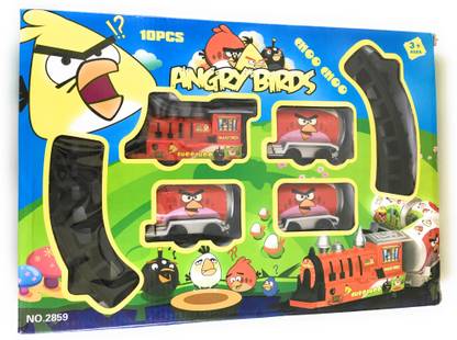 Quale Battery Operated Train Set for Kids Angry Bird Stickers to ...