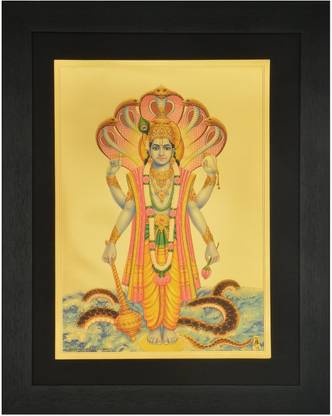 R S Exports Lord Vishnu Photo Frame ( 42 cm x 33 cm x 1.5 cm ) / Photo ...