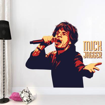 Impression Wall 61 cm Mick Jagger Design Self Adhesive Sticker Price in ...