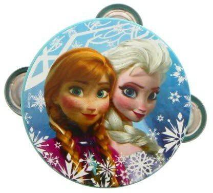 DISNEY Frozen Elsa And Anna Tambourine Musical Instrument - Frozen Elsa ...