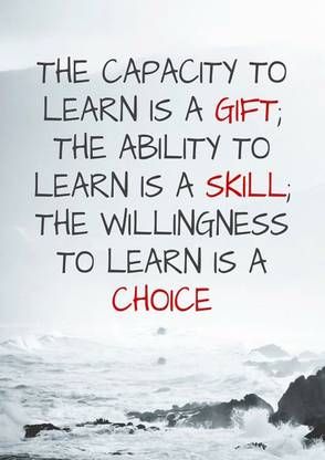 Motivational Skill Poster Photographic Paper - Quotes & Motivation ...